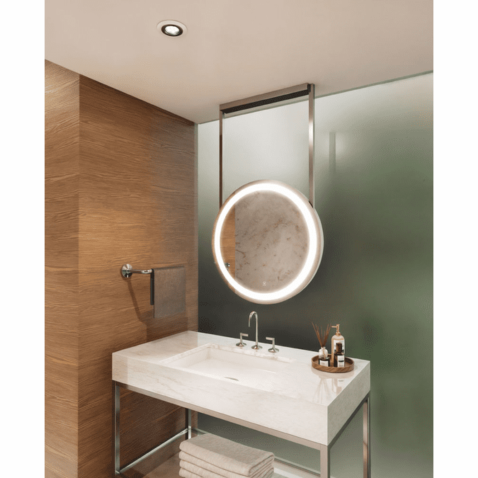 Electric Mirror ELI49-30-SS01 Elite Modern Polished Stainless LED Wall ...