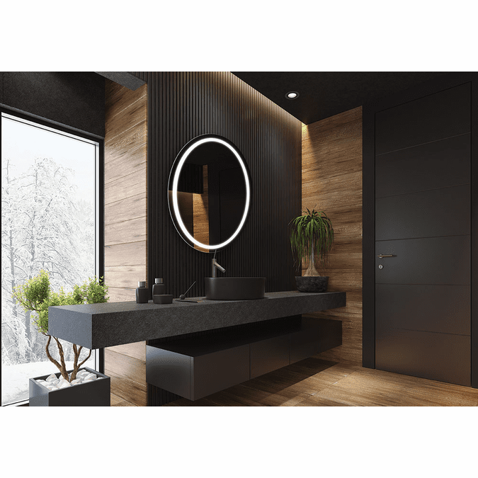 Electric Mirror ETE-2130 Eternity Modern LED Oval Mirror - EMI-ETE-2130