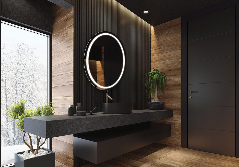 Electric Mirror ETE-2130 Eternity Modern LED Oval Mirror - EMI-ETE-2130