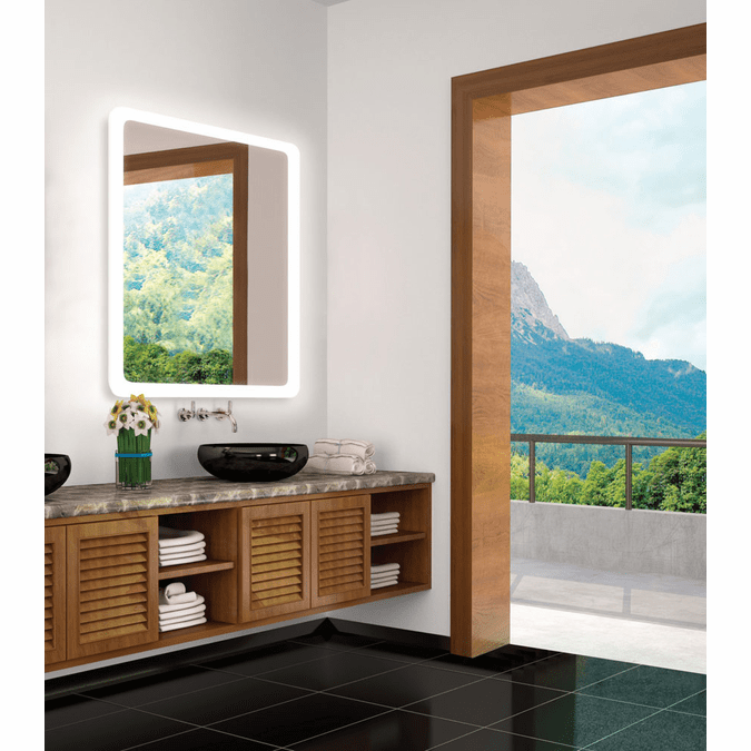 Electric Mirror EYL-2436 Eyla Contemporary LED Rectangular Mirror - EMI ...