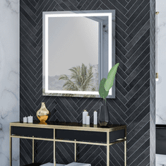 Electric Mirror INT-7242 Integrity Contemporary LED Rectangular Mirror ...