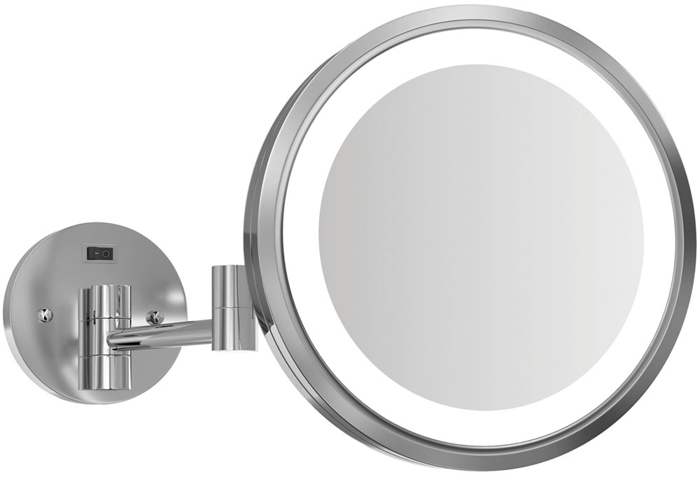 Electric Mirror MM-BLU-WM-SS01 Blush Modern Polished Stainless LED ...