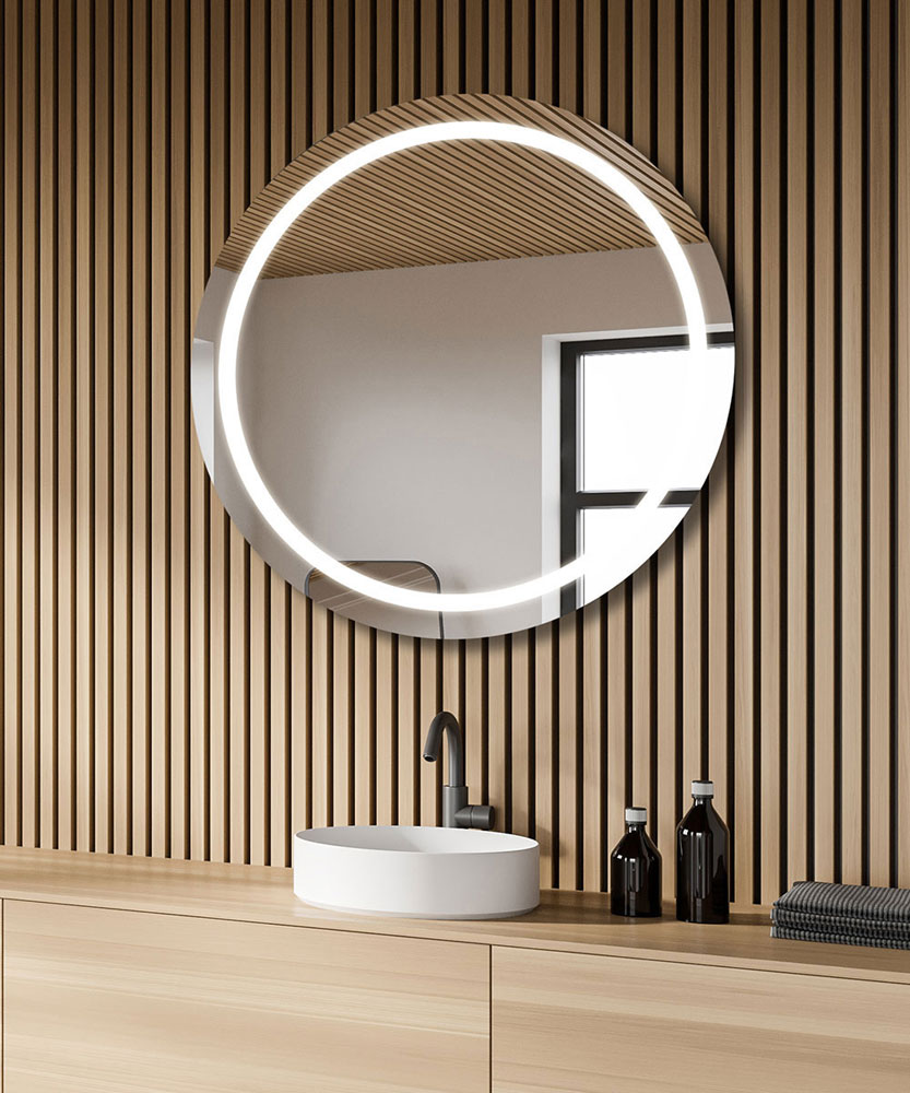 Electric Mirror MYS-30 Mystique Contemporary LED Wall Mounted Mirror ...