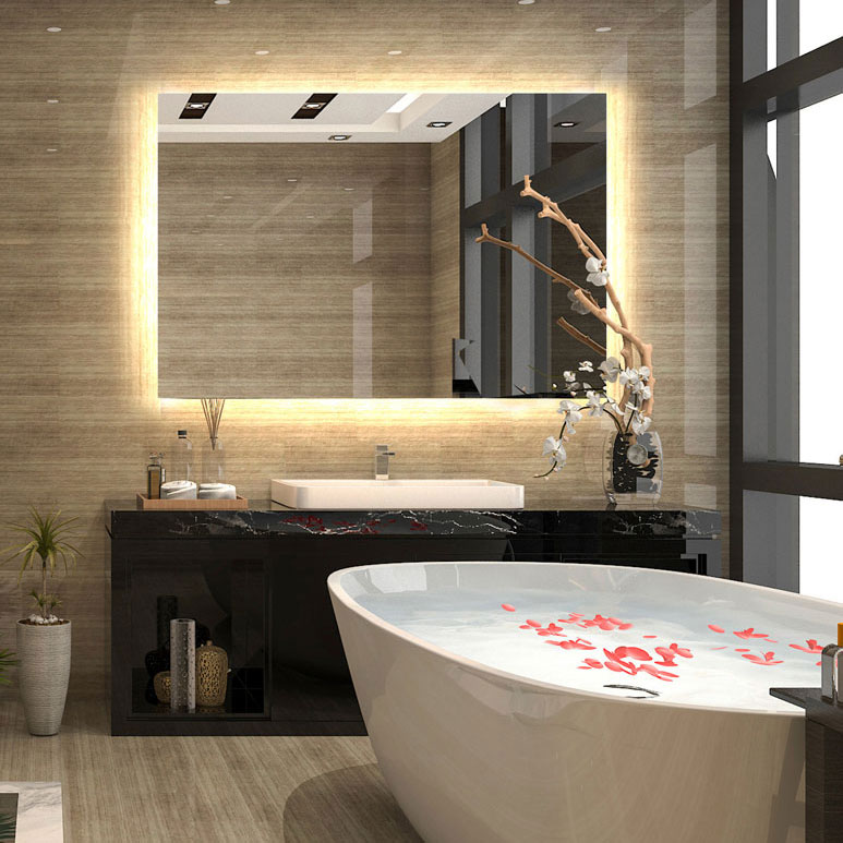 Electric Mirror SER-4836 Serenity Contemporary LED Rectangular Wall ...