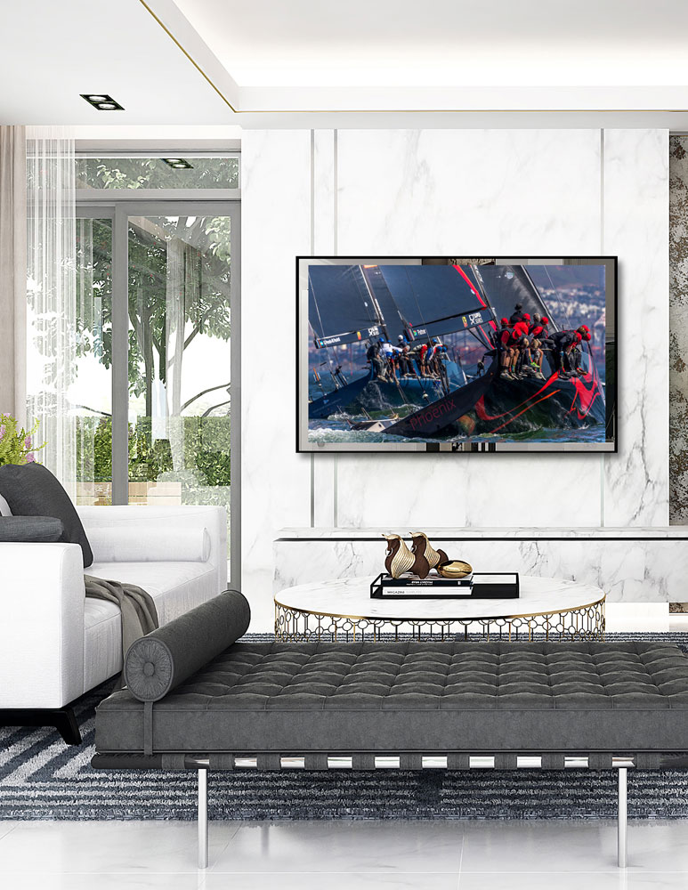 Electric Mirror TVC-75 Eclipse Contemporary TV Cover - EMI-TVC-75