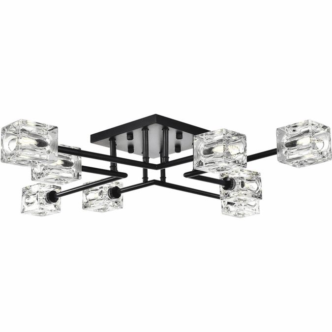 Elegant LD920F32BK Lyra Black Overhead Light Fixture - ELE-LD920F32BK