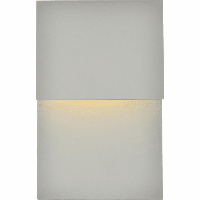 Elegant LDOD4029S Raine Modern Silver LED Outdoor Light Sconce - ELE ...