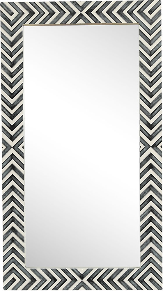 Elegant MR52036 Oullette Modern Chevron Mirror - ELE-MR52036