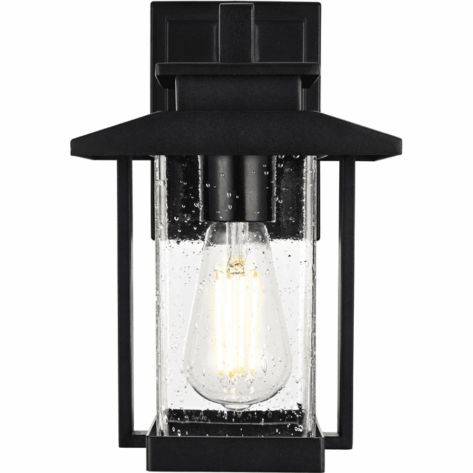 Elegant OD317W12BK Tioga Modern Black Outdoor Wall Lighting - ELE ...