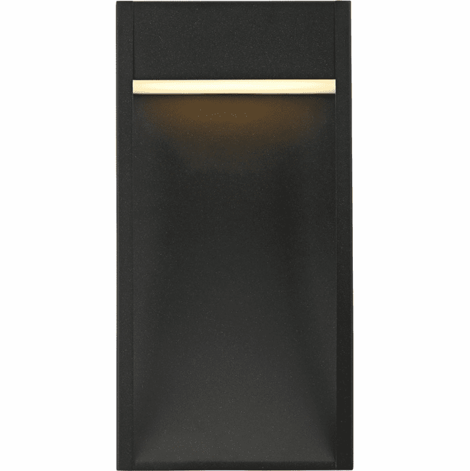 Elegant OD504W15BK Adriel Contemporary Black LED Exterior Wall Lighting ...