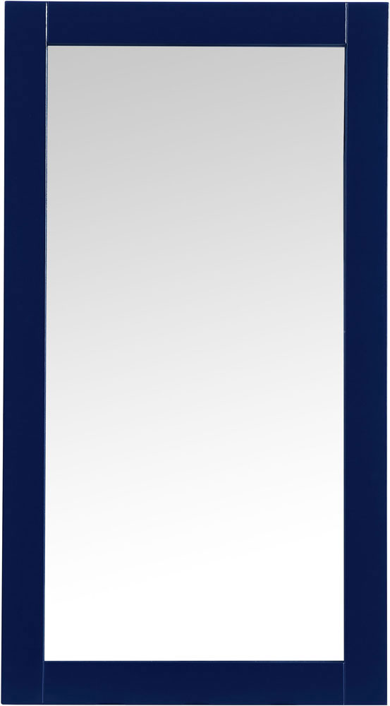 Elegant VM21832BL Aqua Contemporary Blue Wall Mirror - ELE-VM21832BL