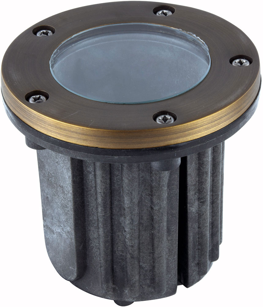 Elegant W121 Aera Contemporary Antique Brass Landscape Well Light - ELE ...