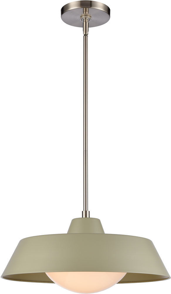 Elk Home 69555/1 Gilman Modern Satin Nickel Lighting Pendant - EKH-69555-1