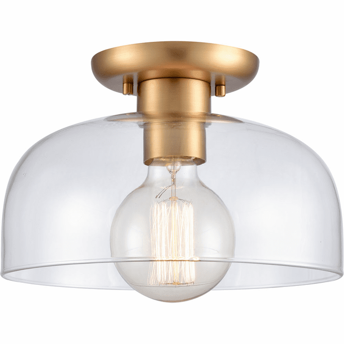 Elk Home 89954/1 Brewer Contemporary Brushed Gold Ceiling Light Fixture ...