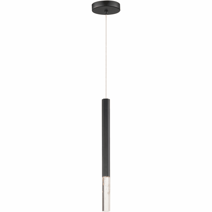ET2 E11021-95BK Diaphane Contemporary Black LED Drop Lighting Fixture ...