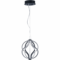 ET2 E21176-BK Aura Contemporary Black LED 24" Drop Ceiling Lighting - ET-E21176-BK