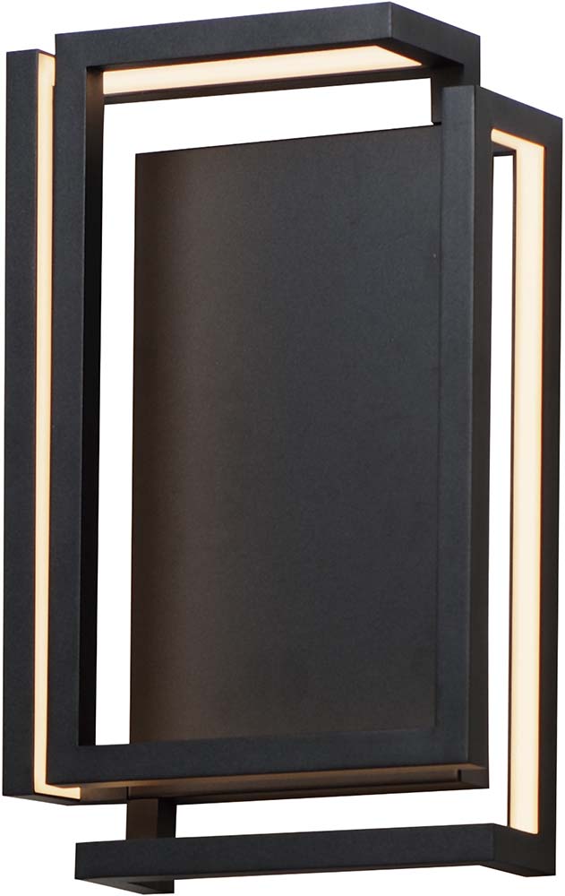 ET2 E21269-BK Penrose Contemporary Black LED Wall Lamp - ET-E21269-BK