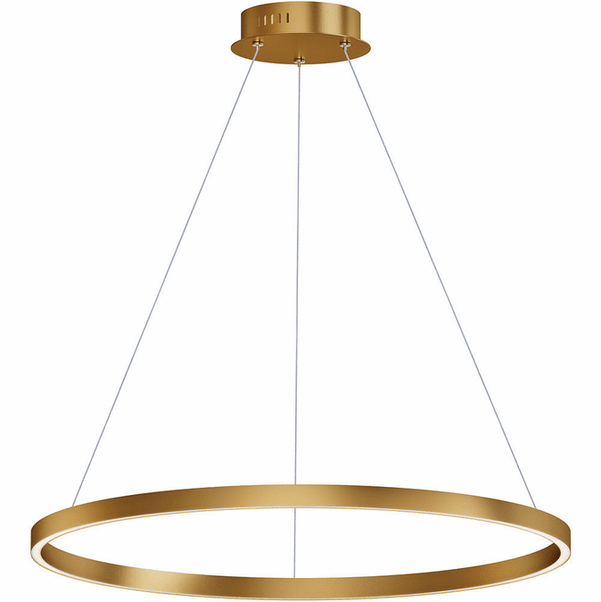 ET2 E22726-GLD Groove Contemporary Gold LED 32" Drop Ceiling Lighting - ET-E22726-GLD