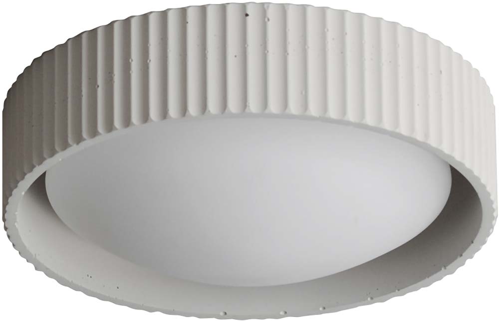 ET2 E25050-CHK Souffle Chaulk White LED 10.5" Flush Ceiling Light ...