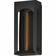 ET2 E30271-BK Brasilia Modern Black LED Exterior Lamp Sconce - ET-E30271-BK