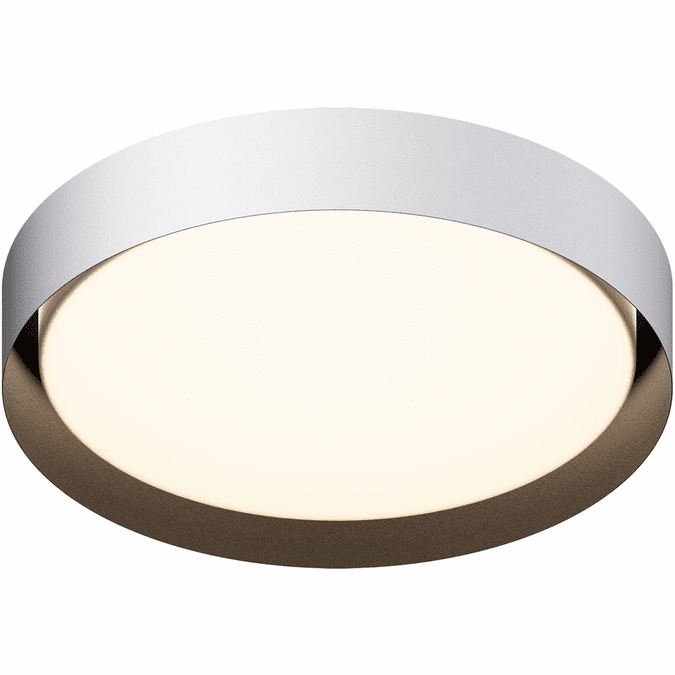 ET2 E51014-WTBK Echo Contemporary White / Black LED 24" Ceiling Light - ET-E51014-WTBK