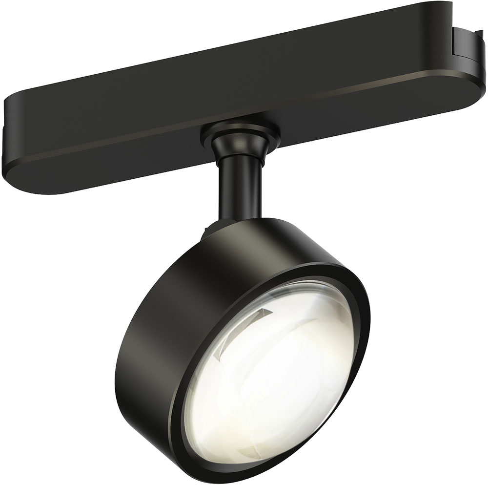 ET2 ETL21214-BK Continuum Modern Black LED 3.25" Optical Track Lighting ...