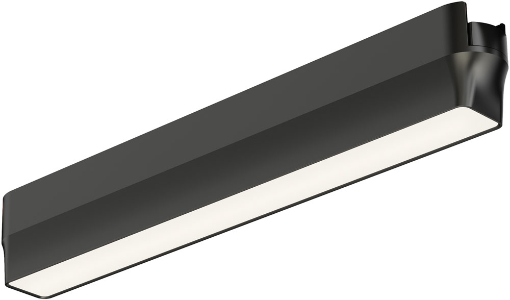 ET2 ETL26216-BK Continuum Modern Black LED 9" Light Flat Track Lighting ...