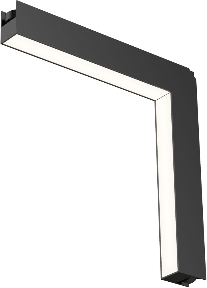 ET2 ETL29222-BK Continuum Contemporary Black LED Light Wall to Ceiling ...