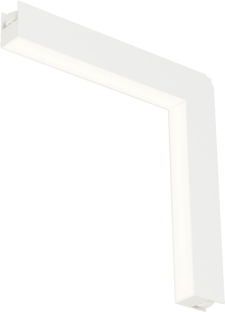 ET2 ETL29222-WT Continuum Contemporary White LED Light Wall to Ceiling Corner Home Track ...