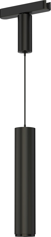 ET2 ETL31022-BK Continuum Contemporary Black LED Track Mini Drop Lighting - ET-ETL31022-BK