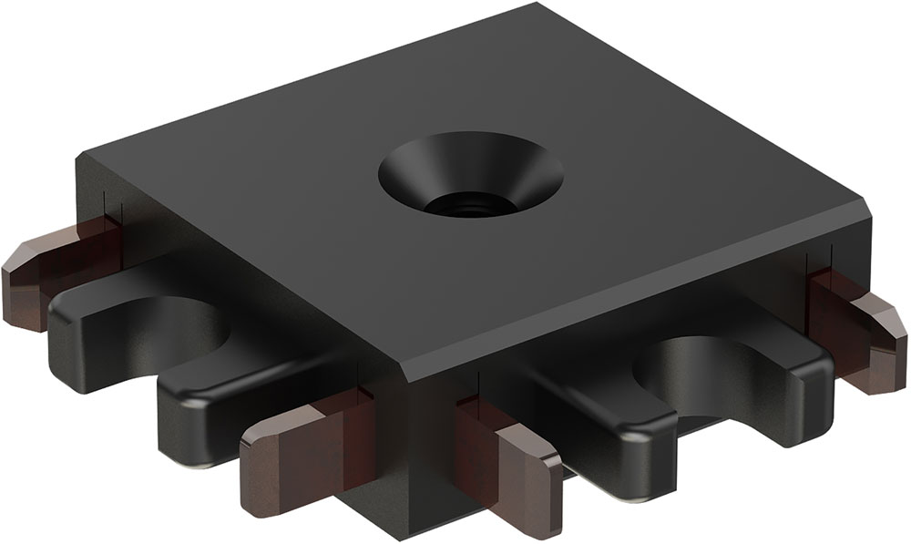 ET2 ETMSC90-2WALL-BK Continuum Modern Black 90 Degree Corner Connector ...