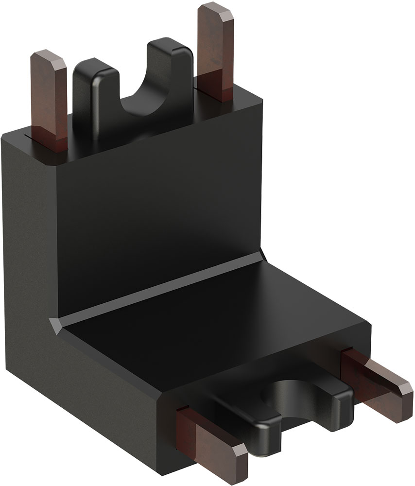 ET2 ETMSC90-W2C-BK Continuum Modern Black Wall To Ceiling Connector ...