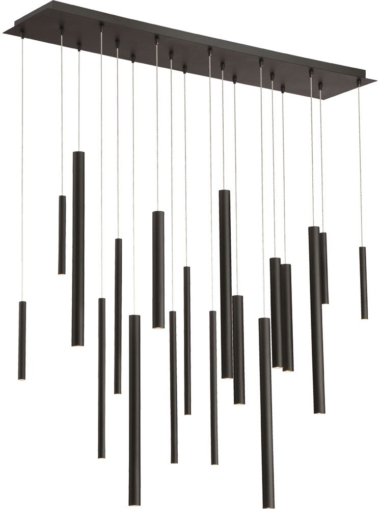 Eurofase 31446-013 Santana Contemporary Black LED Multi Drop Lighting ...