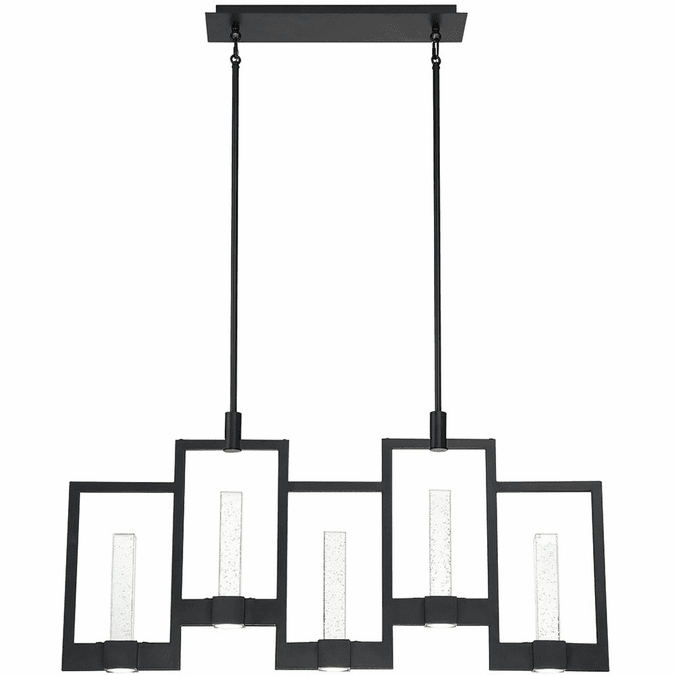Eurofase 35949-015 Hanson Contemporary Black LED Kitchen Island Light ...