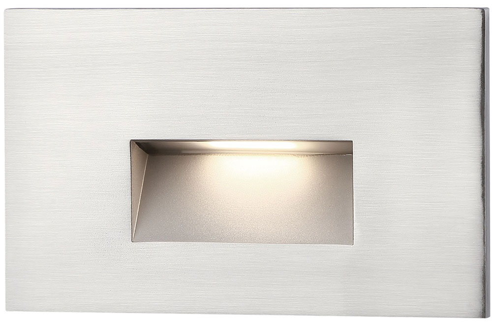 Eurofase 36046-010 Contemporary Brushed Nickel LED Outdoor Step ...