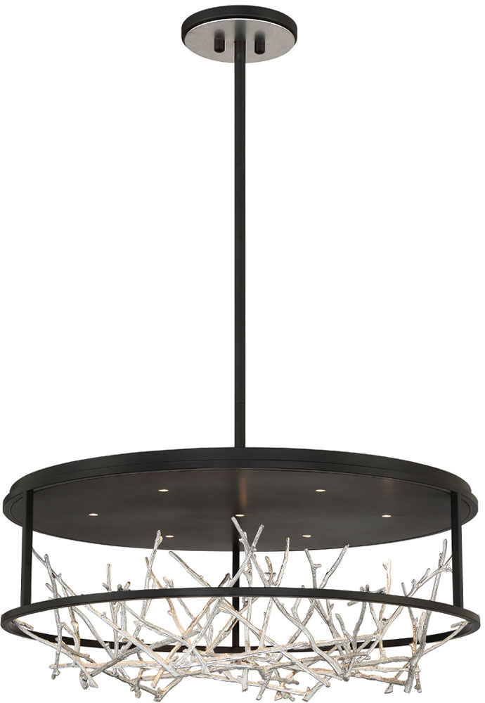 Eurofase 38097-027 Aerie Contemporary Black / Silver LED Hanging ...