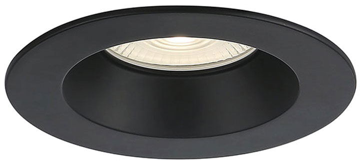Eurofase 45378-027 Midway Modern Black LED Round 6 Inch Fixed Recessed ...
