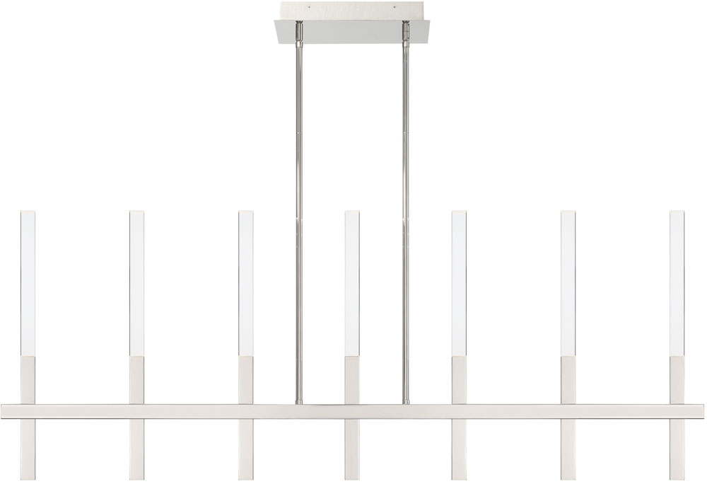 Eurofase 46476-029 Benicio Contemporary Nickel LED Island Lighting ...