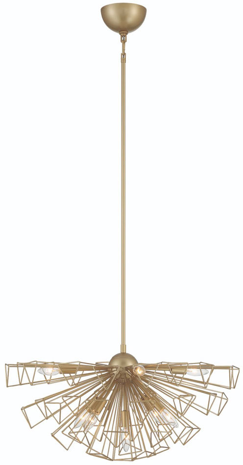 Eurofase 46762-023 Dendelio Contemporary Gold Hanging Light Fixture ...