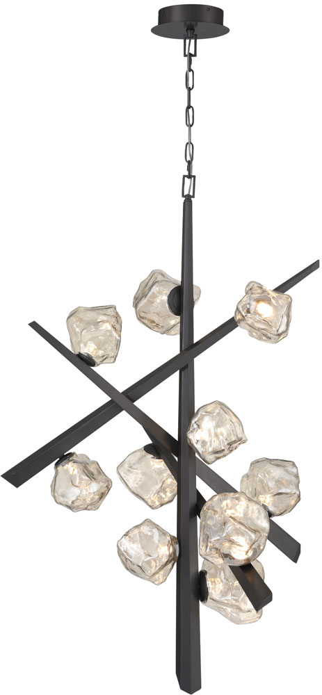 Eurofase 47235-021 Thorah Modern Graphite LED Chandelier Light - EUR ...