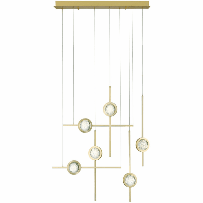 Eurofase 47255-012 Barletta Contemporary Gold LED Multi Drop Lighting ...