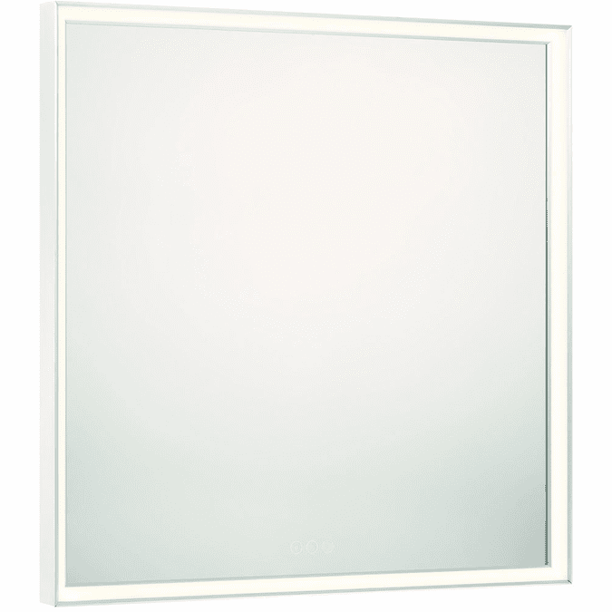 Eurofase 47566-026 Nixon Modern Silver LED Square Mirror - EUR-47566-026