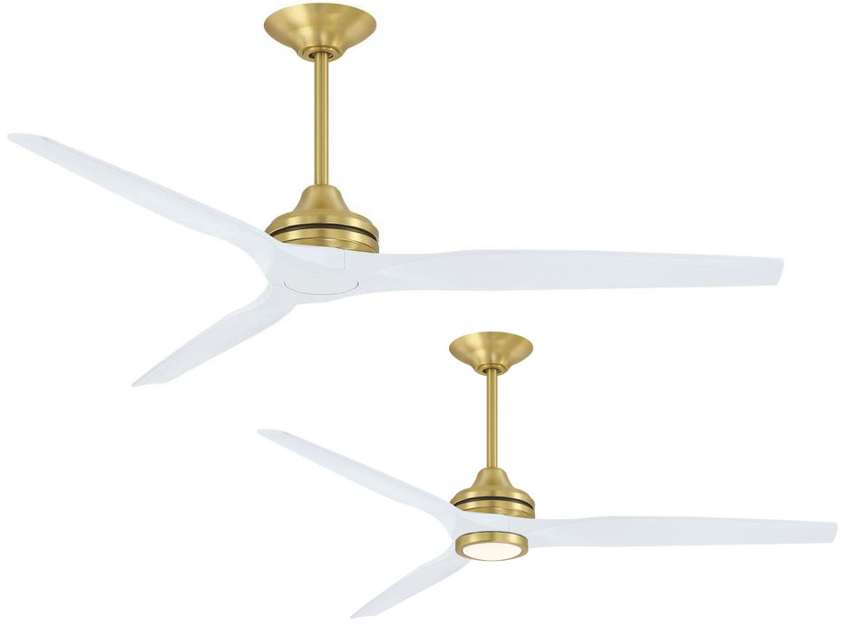 Fanimation MAD6721BS Spitfire Contemporary Brushed Satin Brass LED Home ...