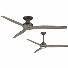 Fanimation MAD6721BN Spitfire Modern Brushed Nickel LED Ceiling Fan ...