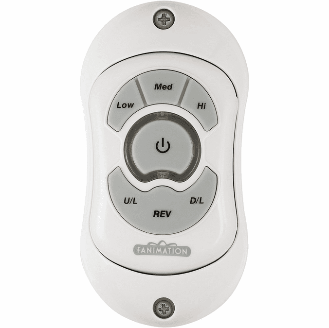 Fanimation TR22WH White Reversing Hand Held Remote - FAN-TR22WH