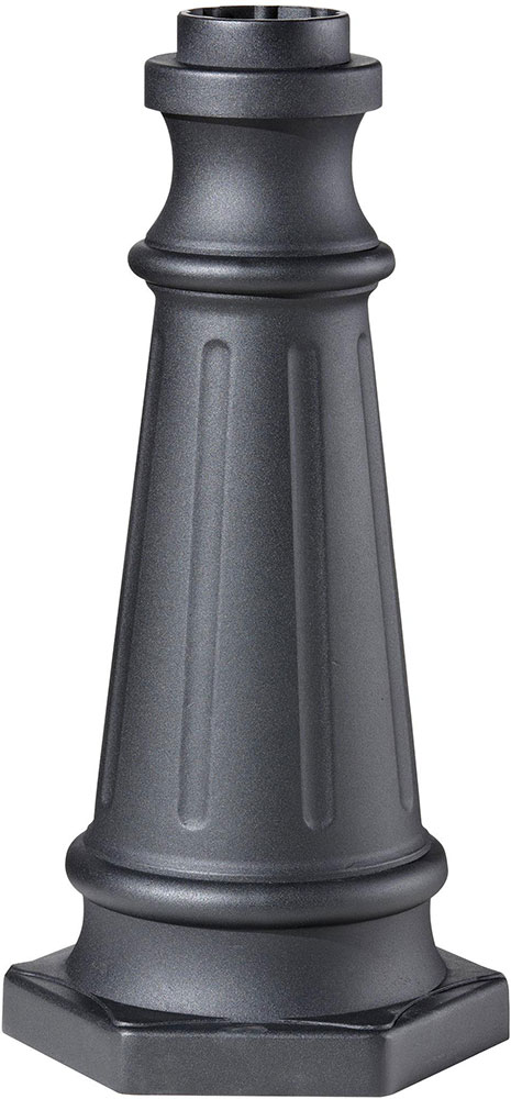 Generation Lighting POSTBASE BK Outdoor Post Base Black Post Mount ...