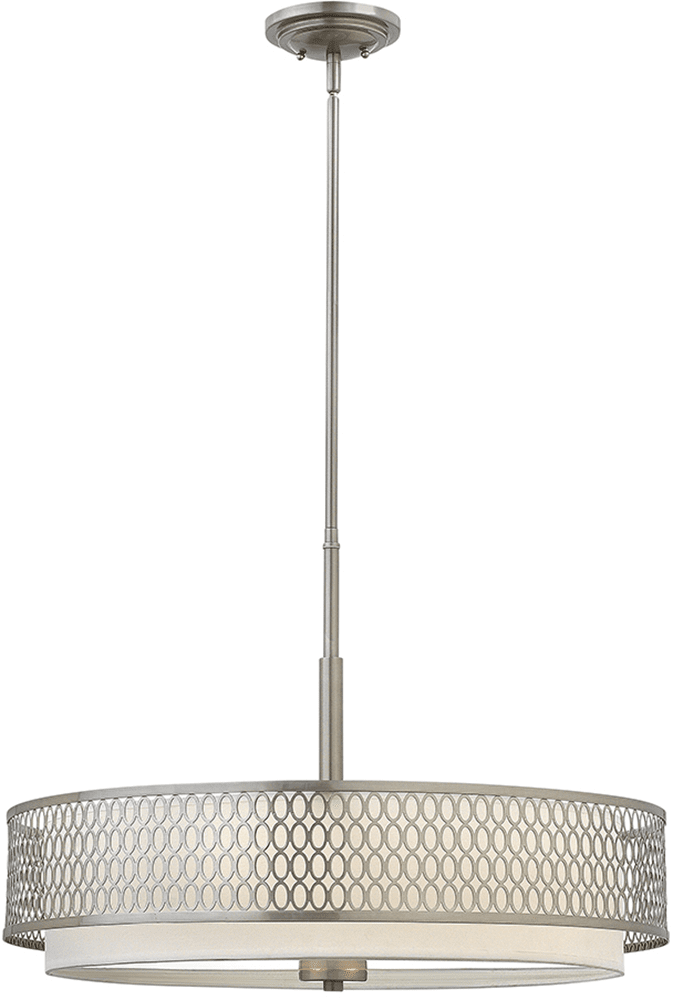 Fredrick Ramond FR35604BNI Jules Brushed Nickel LED Drum Lighting ...