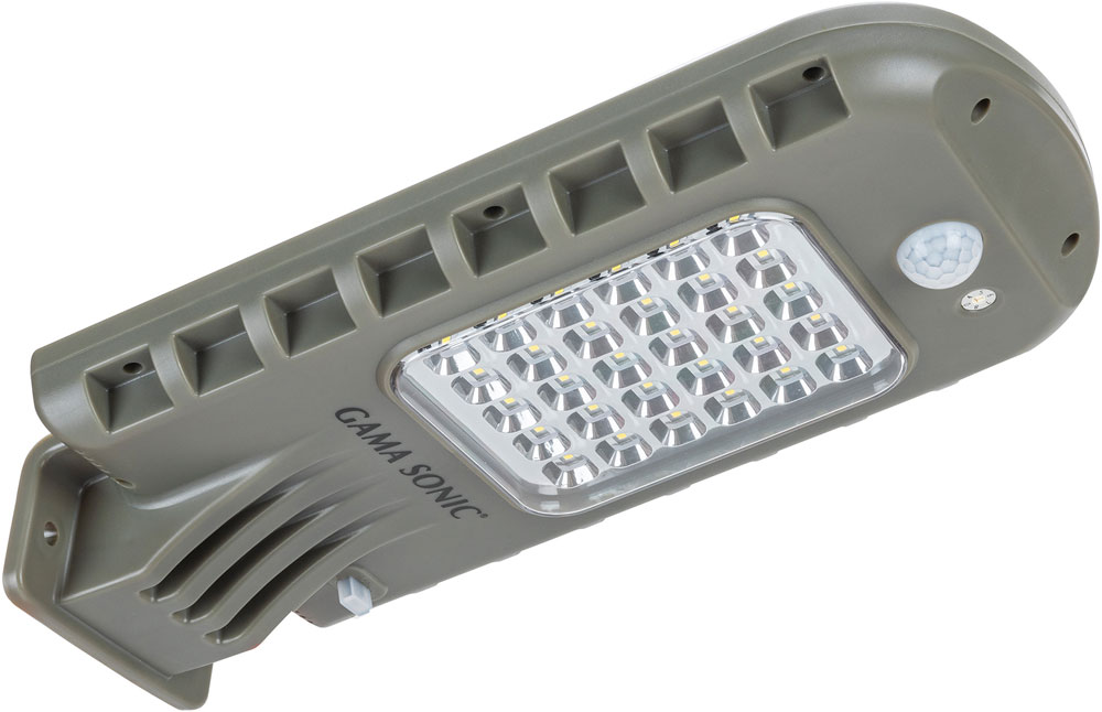 Gama Sonic 101iST60822 Contemporary Gray Solar Security & Area Light ...