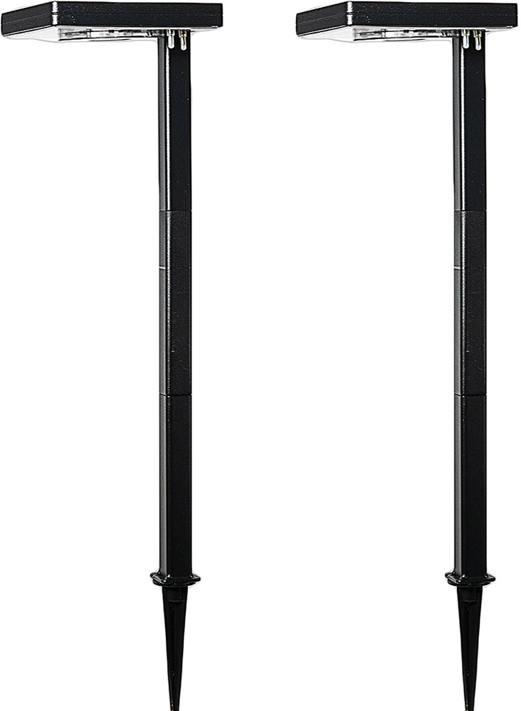 Gama Sonic 117iP290080 Modern Black Solar Ground Stake Outdoor ...