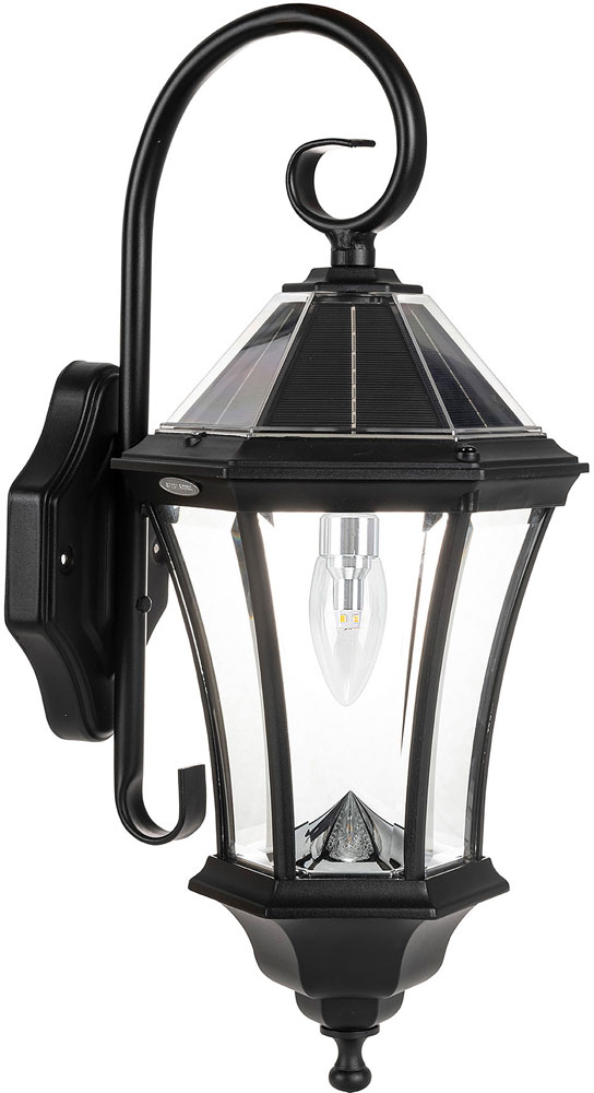 Gama Sonic 94BM50010 Victorian Contemporary Solar Outdoor Wall Lighting ...